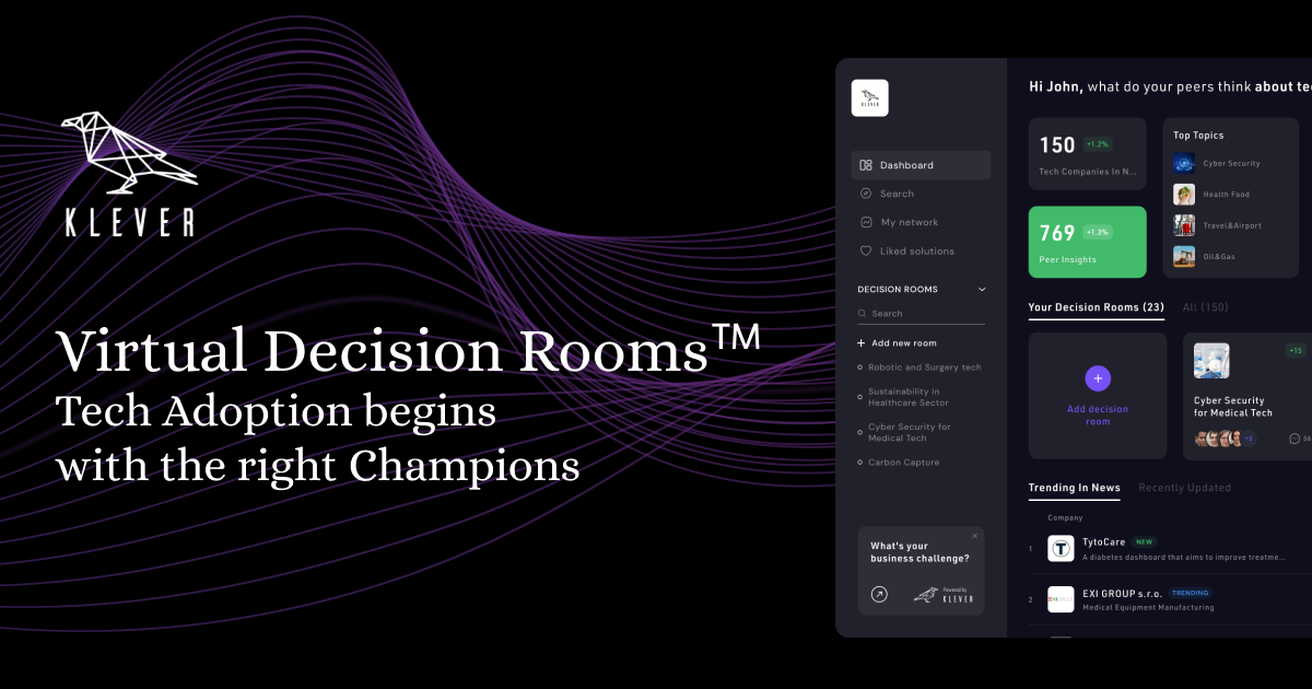 Virtual Decision Rooms Transform stakeholders' feedback into decisions